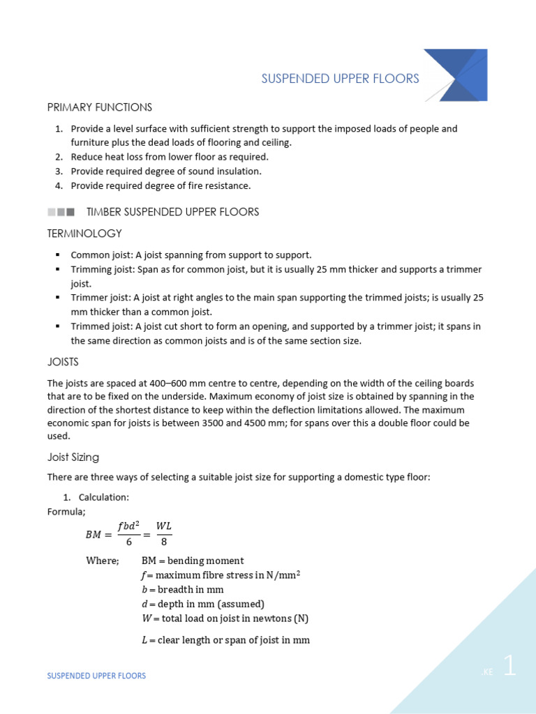 UPPER FLOORS | PDF | Concrete | Materials