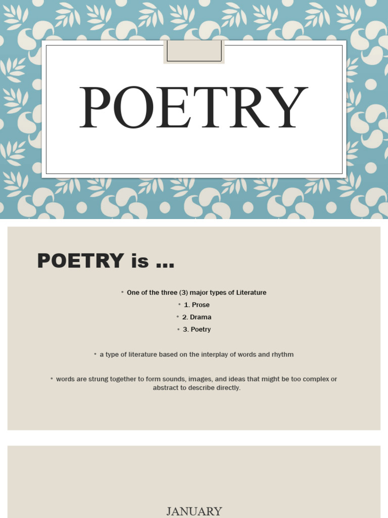Poetry | PDF