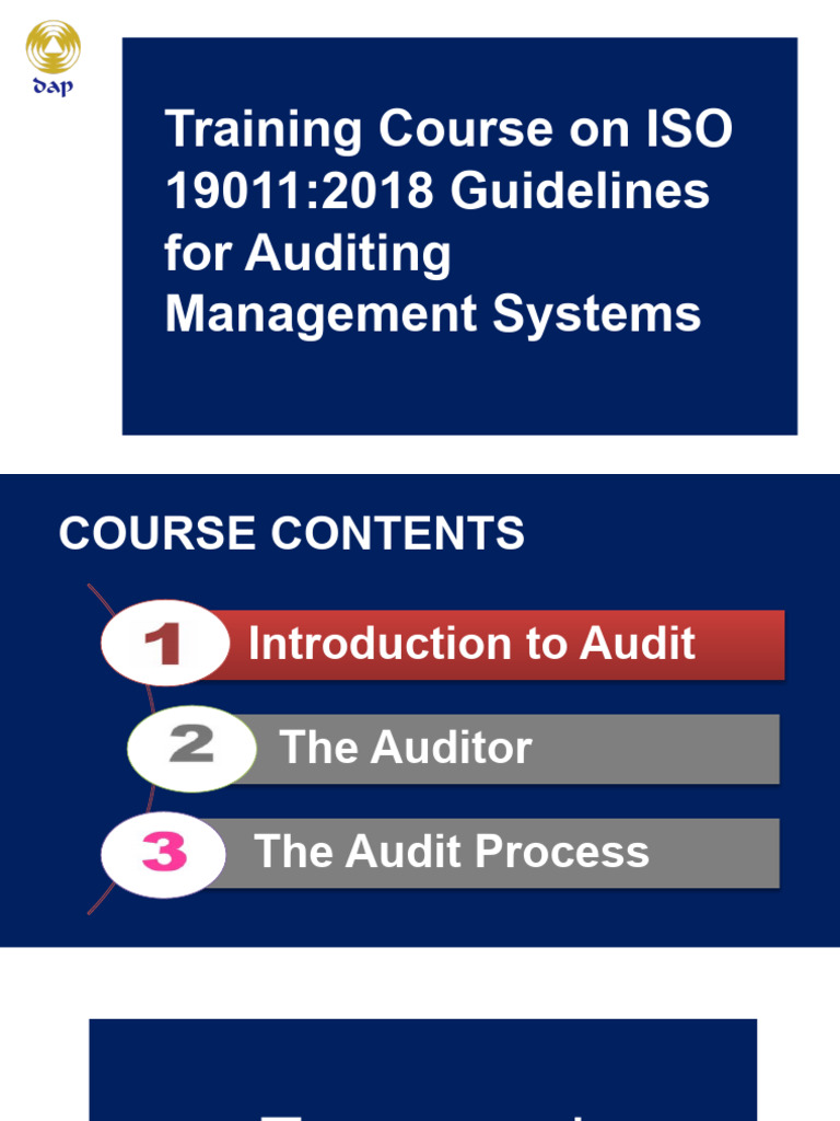 ISO 19011:2018 Auditing Course Overview | PDF | Audit | Evaluation