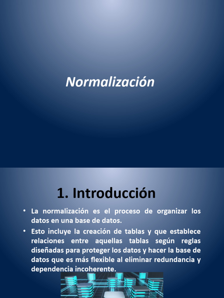 Optimización de Bases de Datos: Normalización | PDF | Gestión de ...