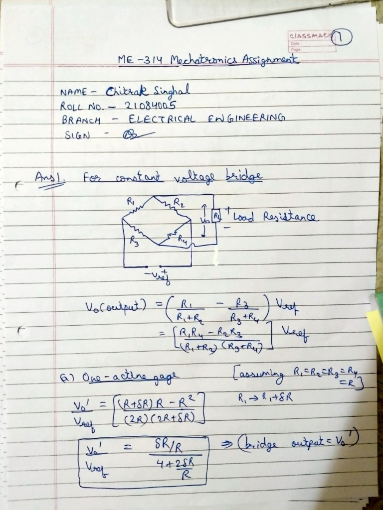 ME314 Mechatronics | PDF