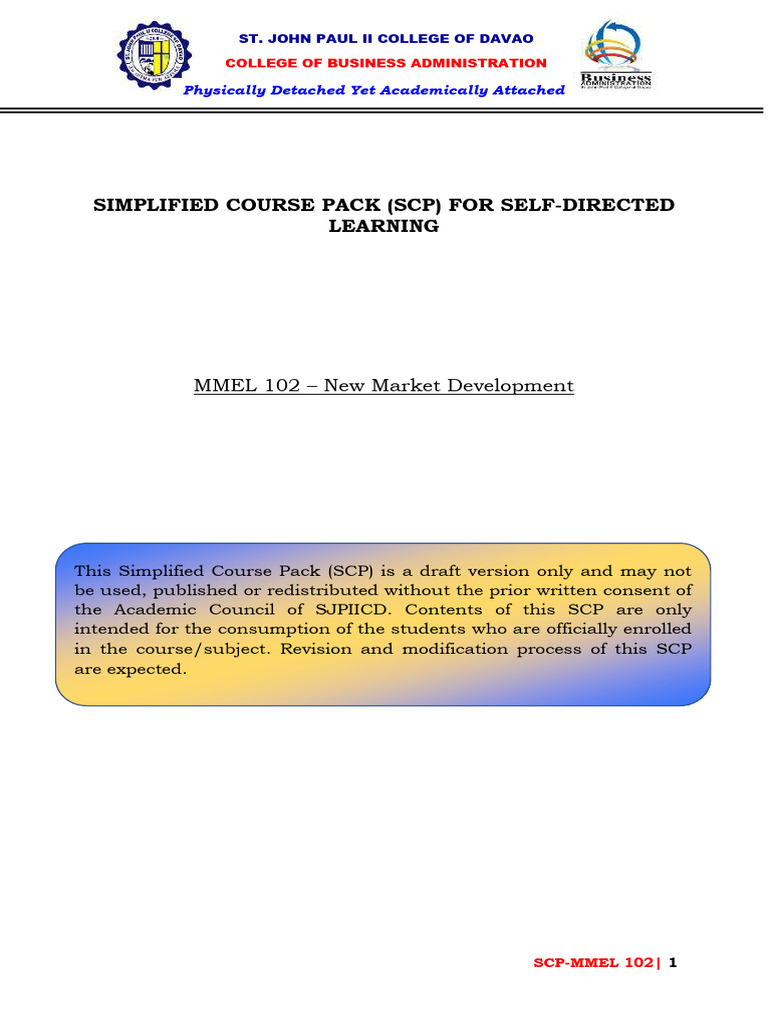 New Market Development | PDF | Marketing | Stocks