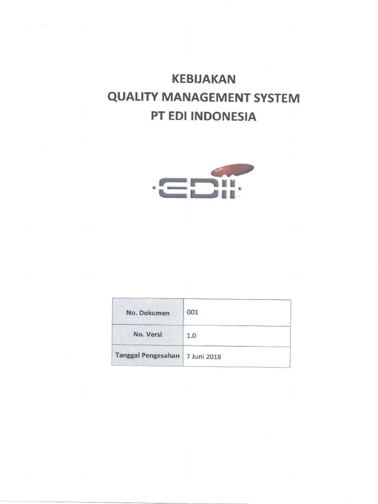 QMS Policy v1.0 | PDF
