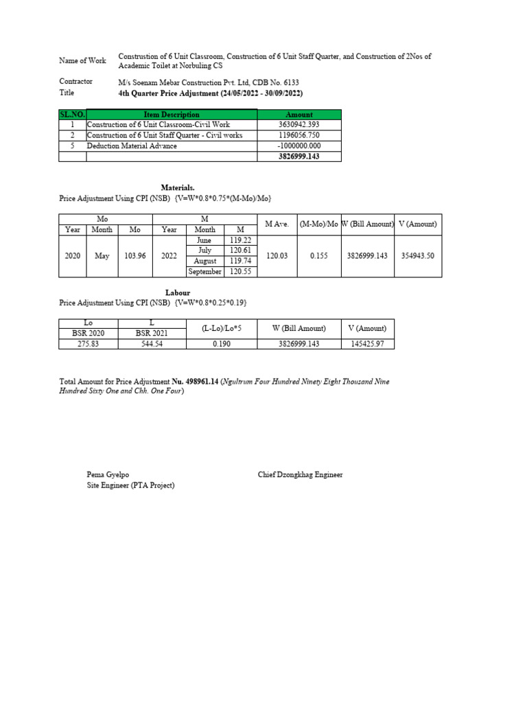 5th RA Bill June To September | PDF | Stairs | Concrete
