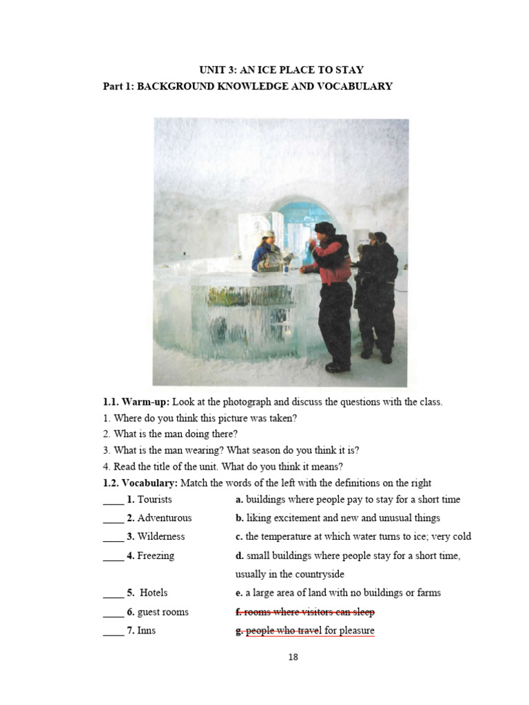 Unit 3-Listening 4 | Download Free PDF | Hotel
