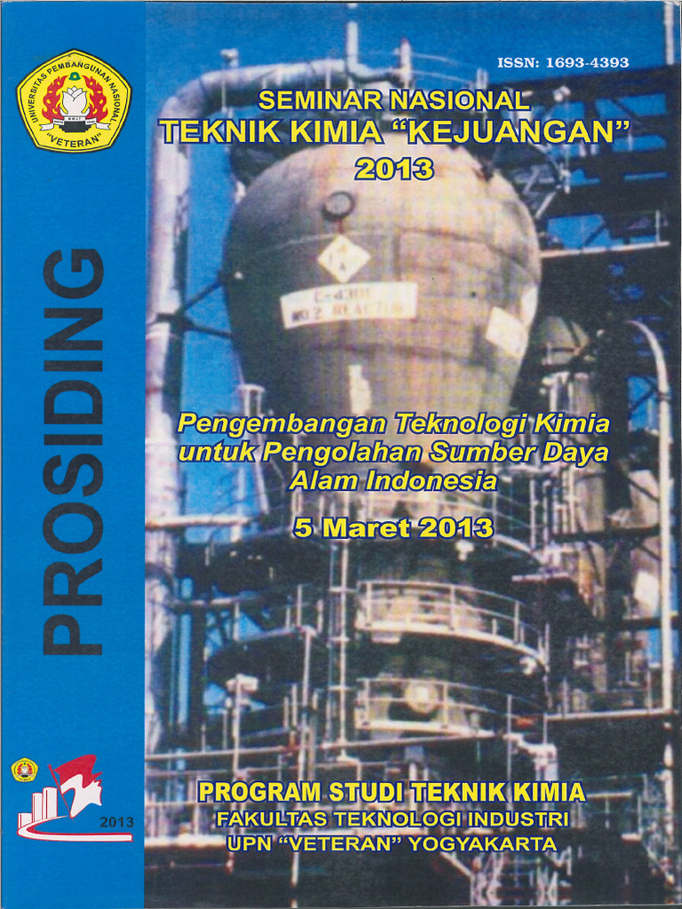 5 - Prosiding Semnas Teknik Kimia 2013 (Analisa Pengujian Kualitas) | PDF