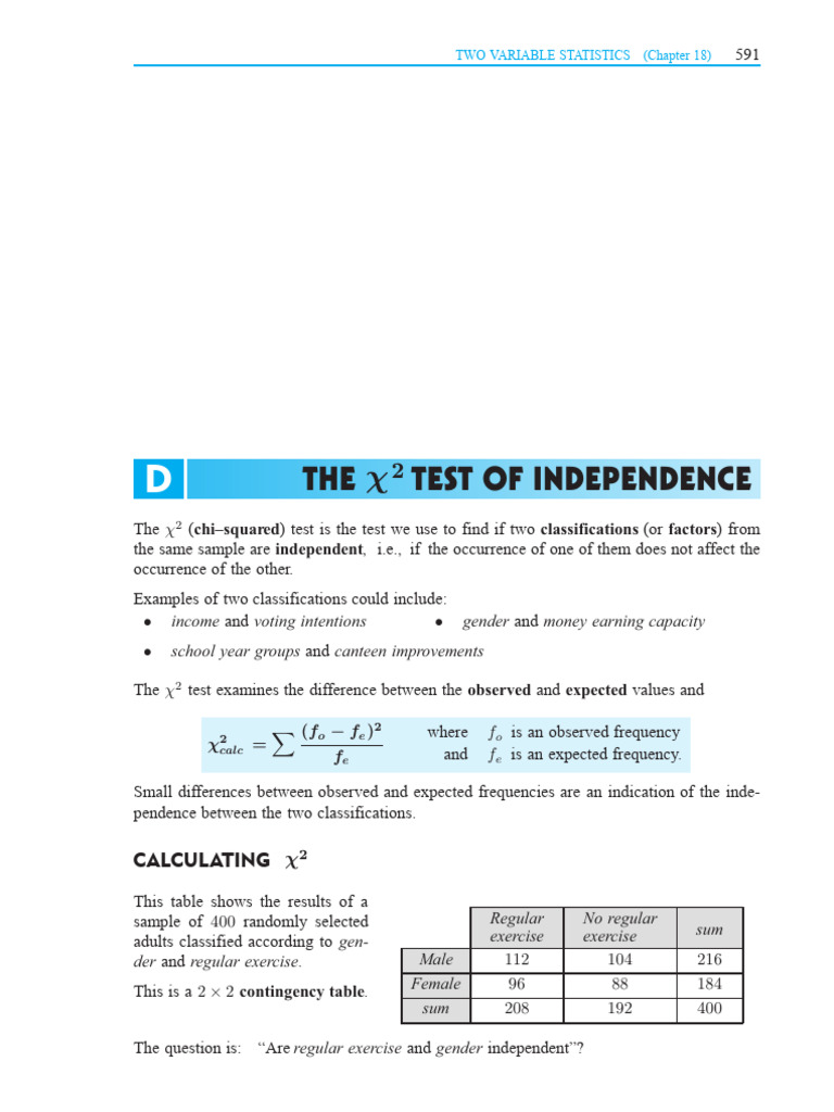 Chi-Square Test | PDF | Statistical Significance | Chi Squared Test