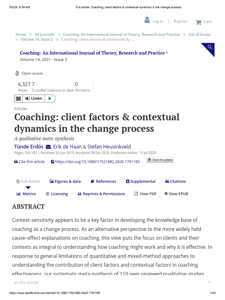 Client Factors & Contextual Dynamics | PDF | Qualitative Research | Emotions