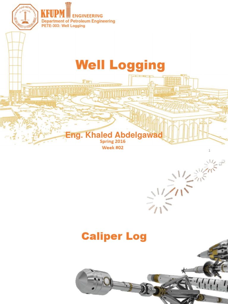 Caliper Logging Techniques in Petroleum | PDF | Technology & Engineering