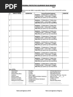 001 PPE Issue Register | PDF | Personal Protective Equipment | Sports ...