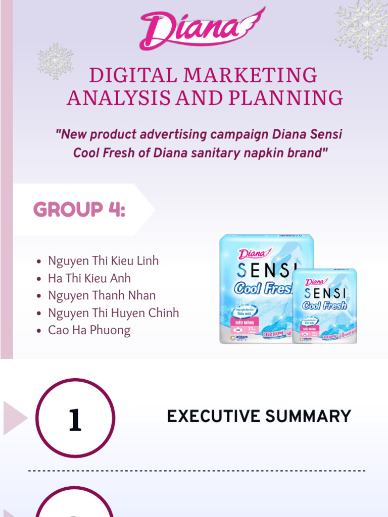 Diana Sensi Cool Fresh Campaign Overview | PDF | Advertising | Brand