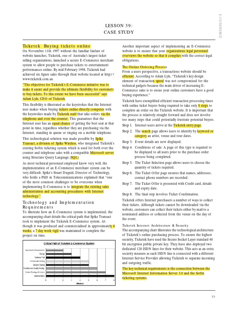 E-Commerce - Case - Study Questions and Case | PDF | E Commerce | Internet