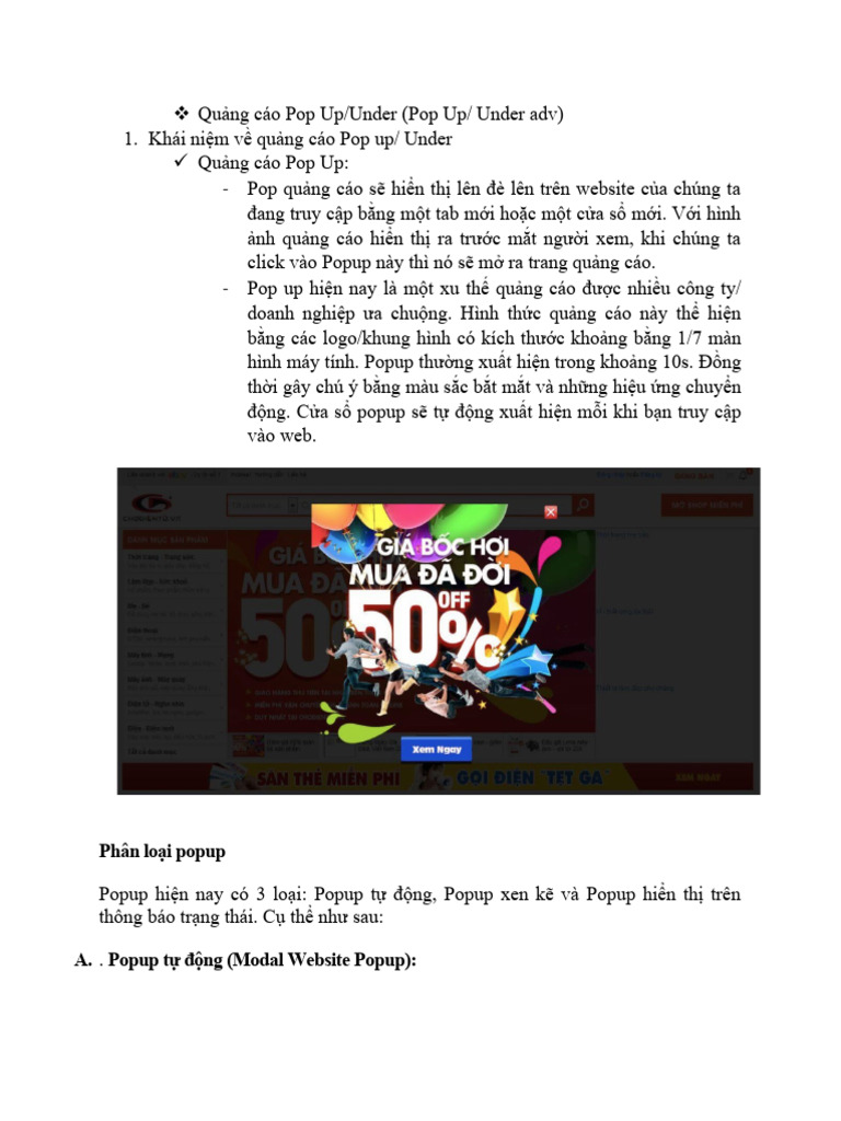 Qu NG Cáo Pop Up | PDF