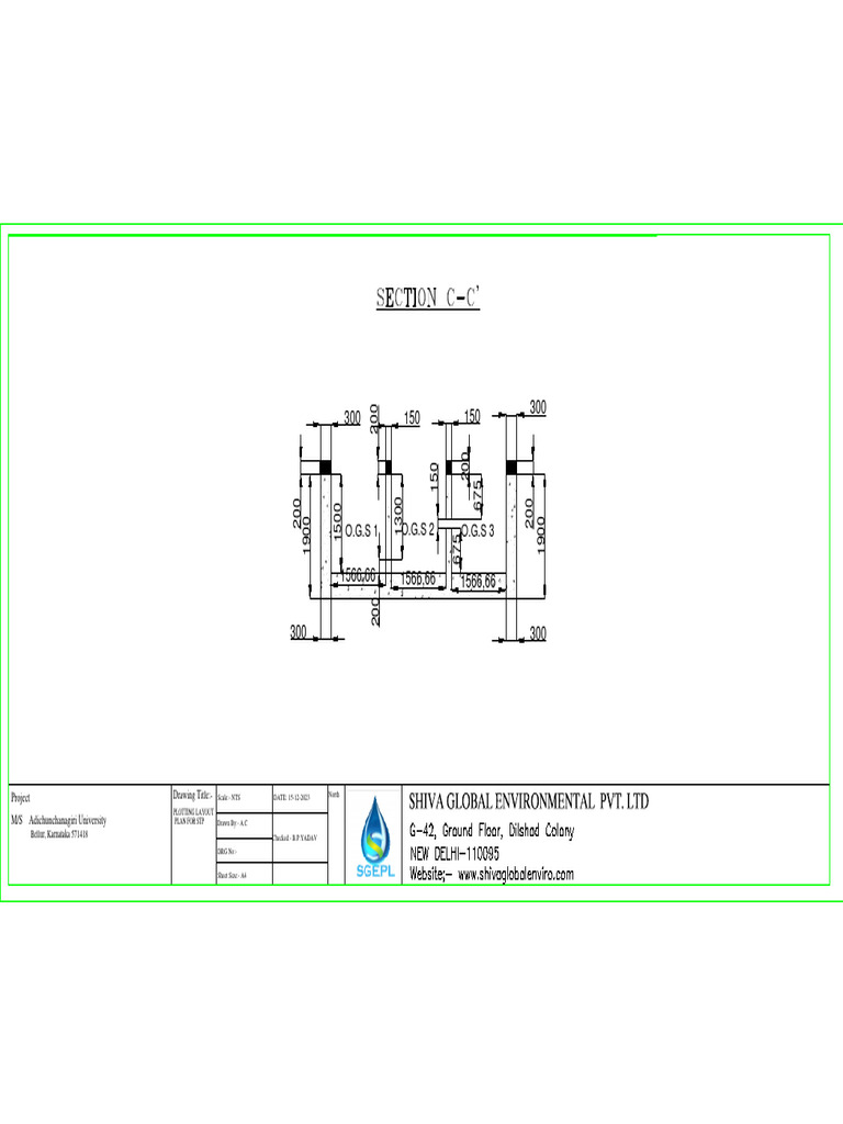 STP Plotting Layout for Adichunchanagiri University | PDF