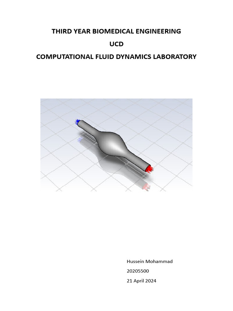 CFD Analysis of Blood Flow in Bio Devices | PDF | Science & Mathematics