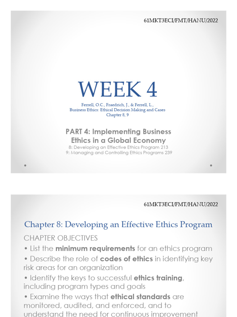 ECI Week 4 | PDF | Audit | Regulatory Compliance