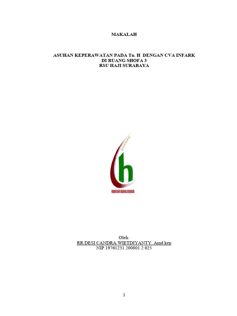 ASKEP CVA. Desi Candra | PDF