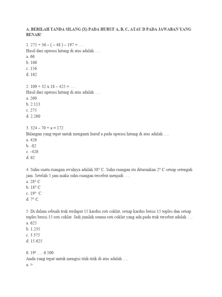 6 Op Hitung, Debit | PDF