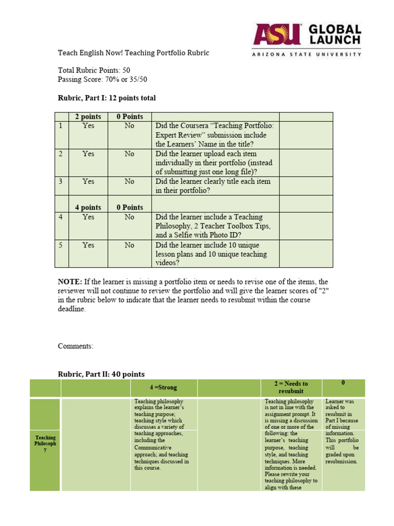 fS3QaSzNSX t0GkszTl - Eq - TEN Final Portfolio Rubric Capstone 2 | PDF ...