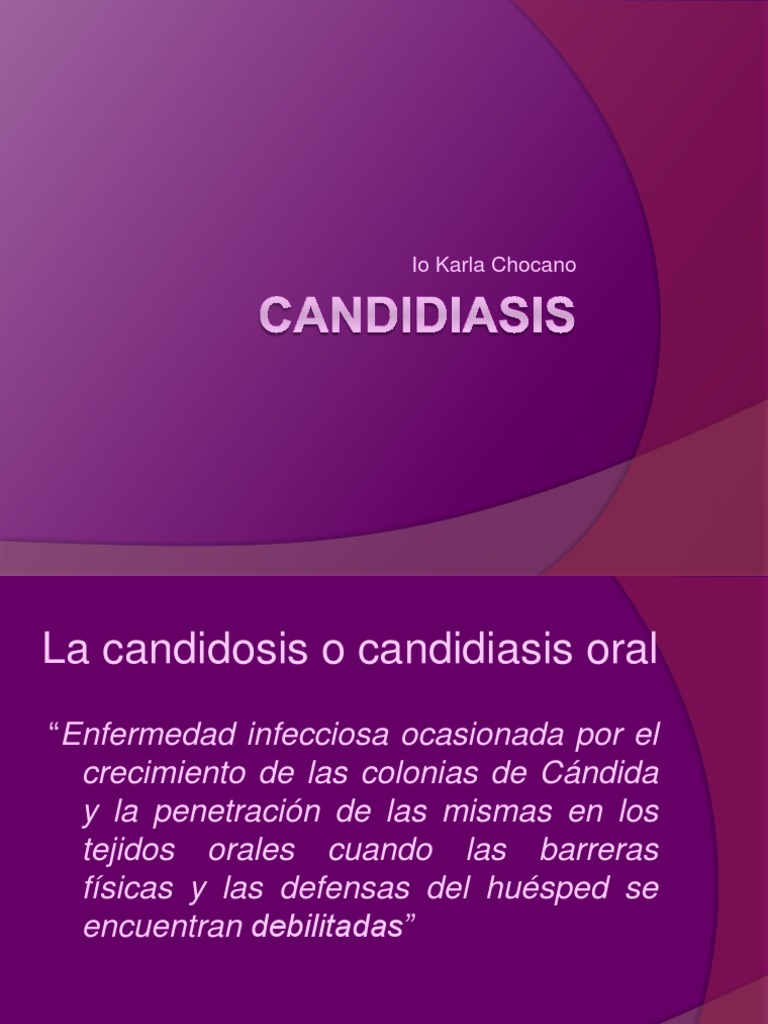 Candidiasis Oral: Tipos y Tratamiento | PDF | Candidiasis ...
