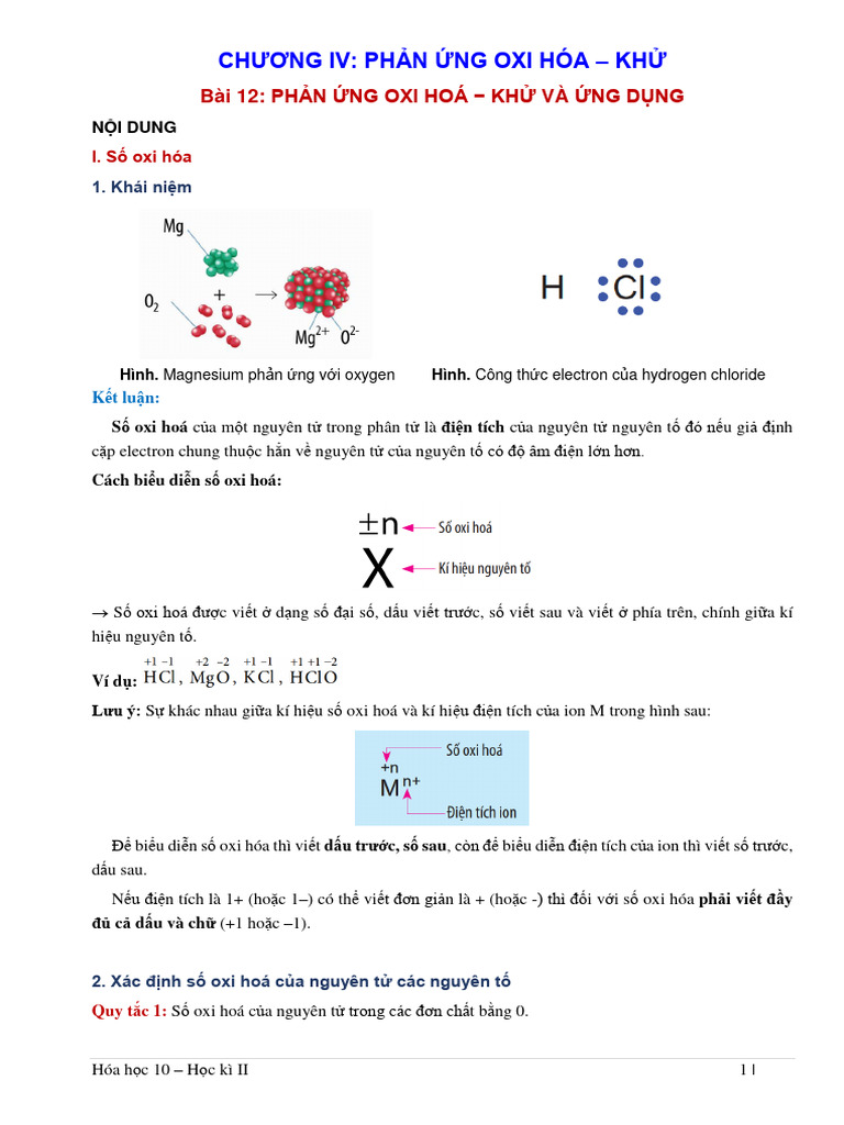 Hoa Hoc 10 hk2 - 171202320216 | PDF