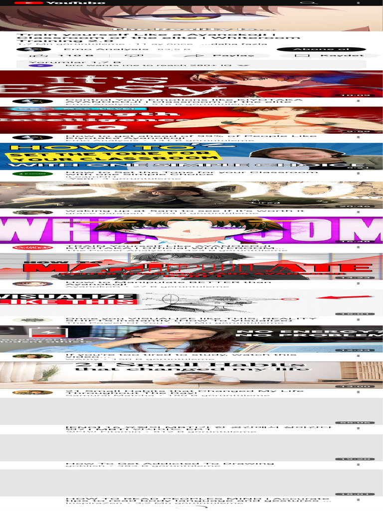 Train Yourself Like A Ayanokoji Classroom of The Elite Whiteroom Training 2.0 - YouTube | PDF