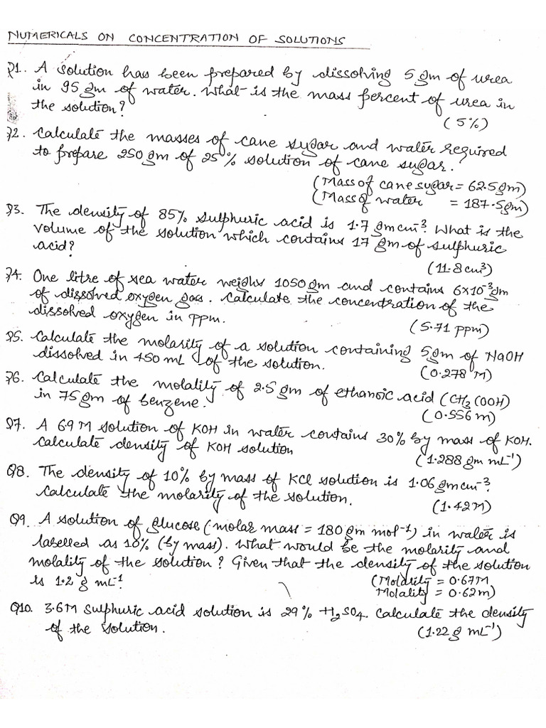 Unit 1 Solutions | PDF