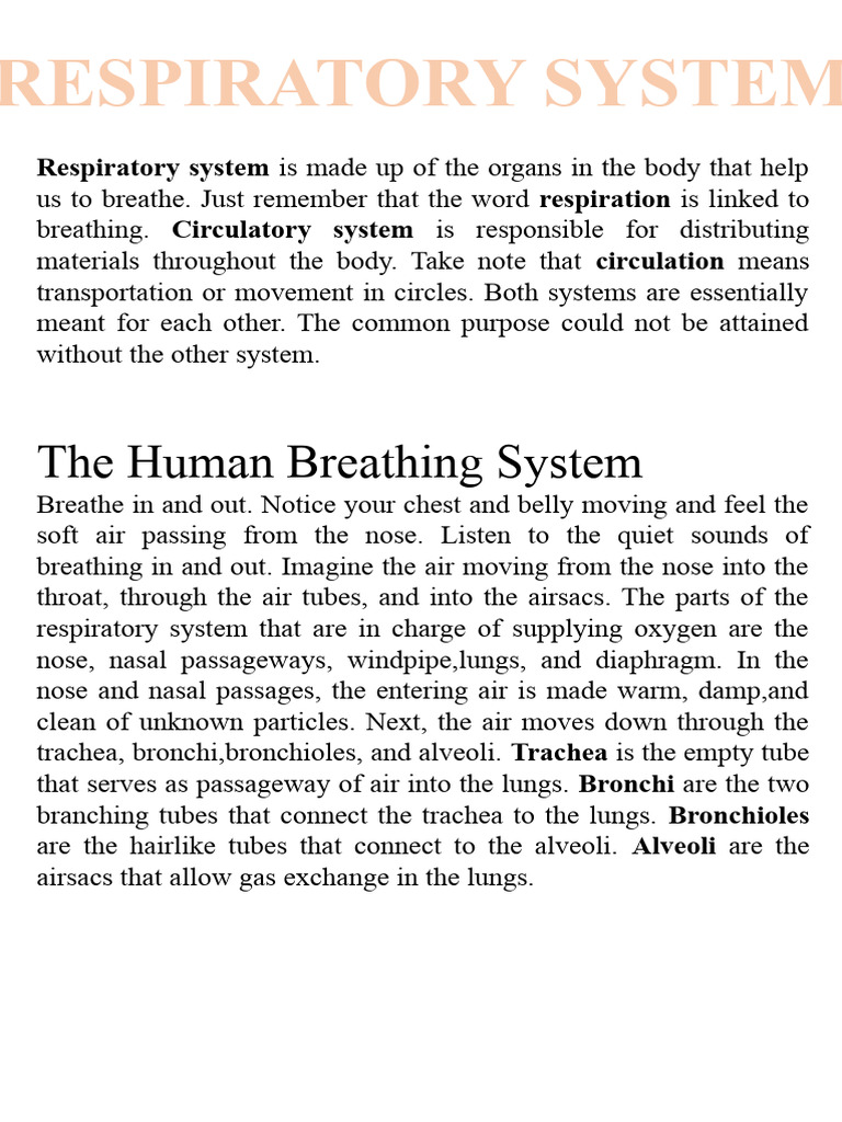 Respiratory-Circulatory Intervention | PDF | Heart | Lung