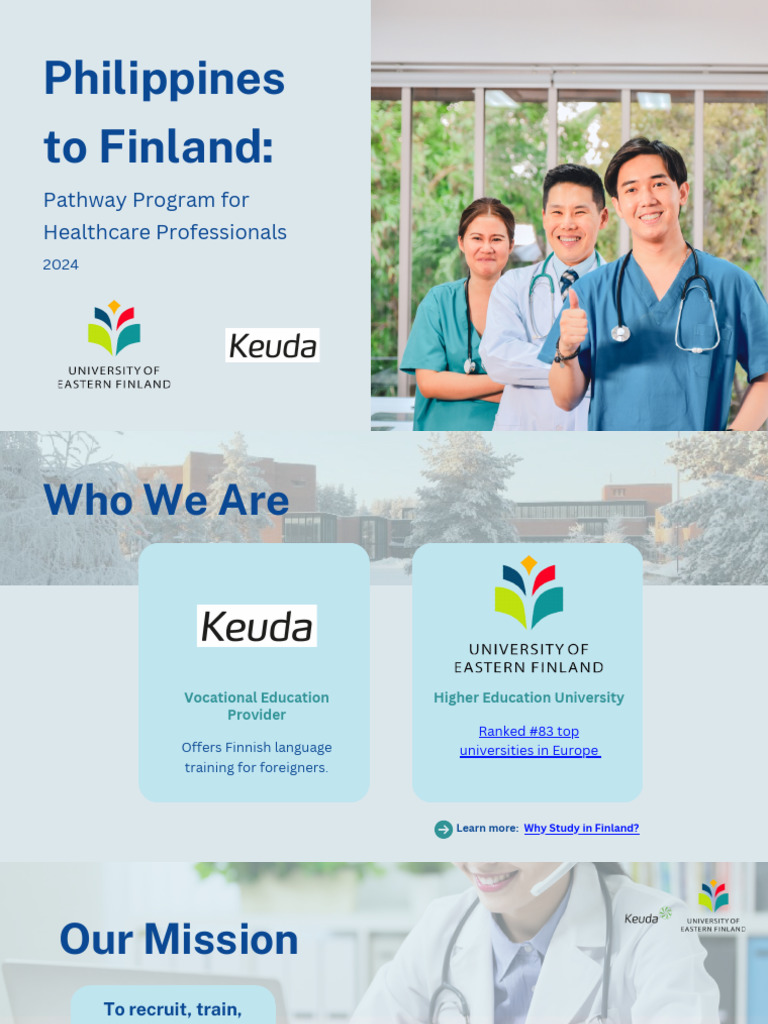 Filipino Healthcare Pathway to Finland | PDF | Finland | European Union