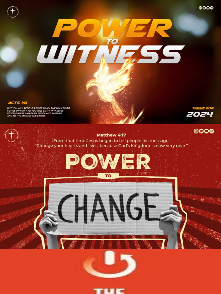 Power Change | PDF | Jesus | Baptism