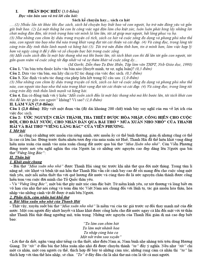 ƯỚC NGUYỆN CỐNG HIẾN TRONG VLB VÀ MXNN | PDF