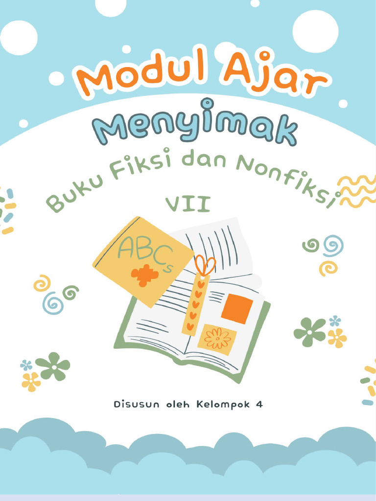 Ubd - Modul Ajar Menyimak Buku Fiksi Nonfiksi Revisi | PDF