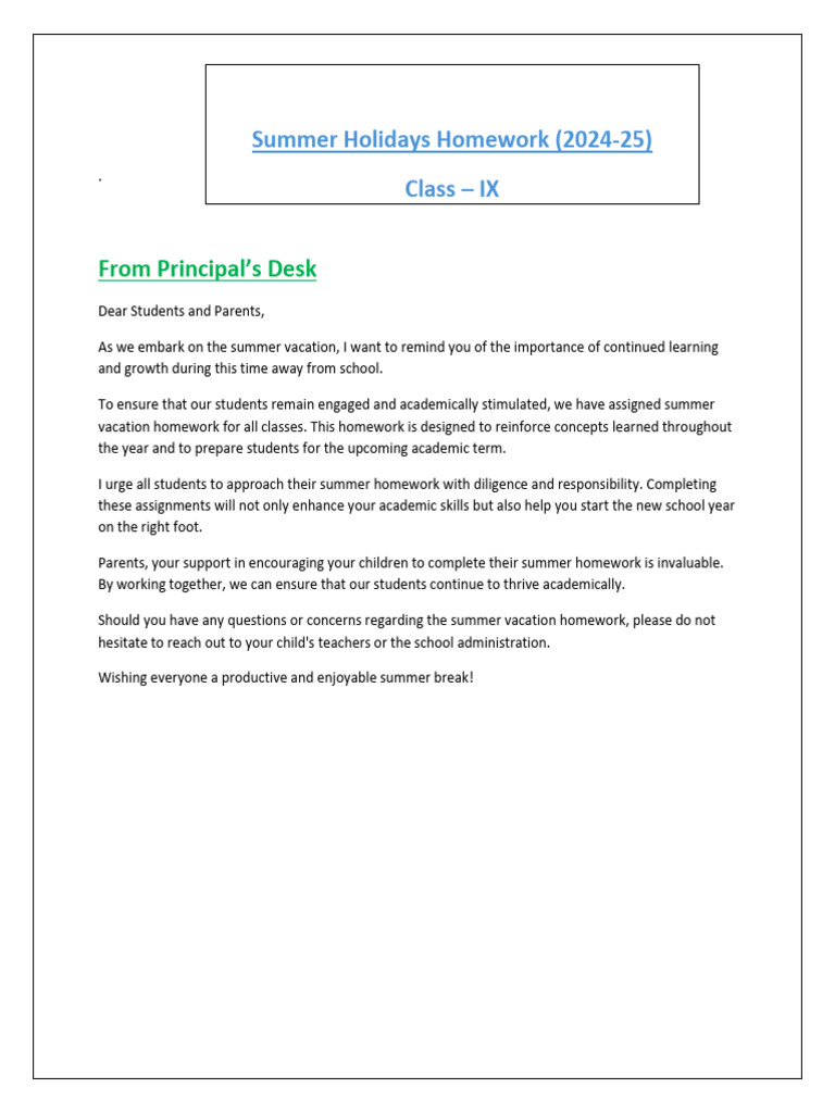 Summer Homework: Interconversion of Matter | PDF | Speed | Cell (Biology)