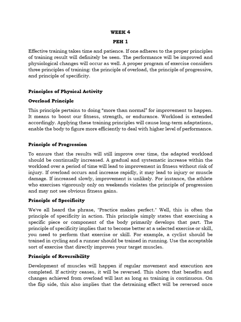 PEH 1 HANDOUT 2 | PDF | Physical Fitness | Determinants Of Health