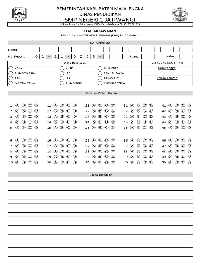 LJK Psaj TH 2024 | PDF