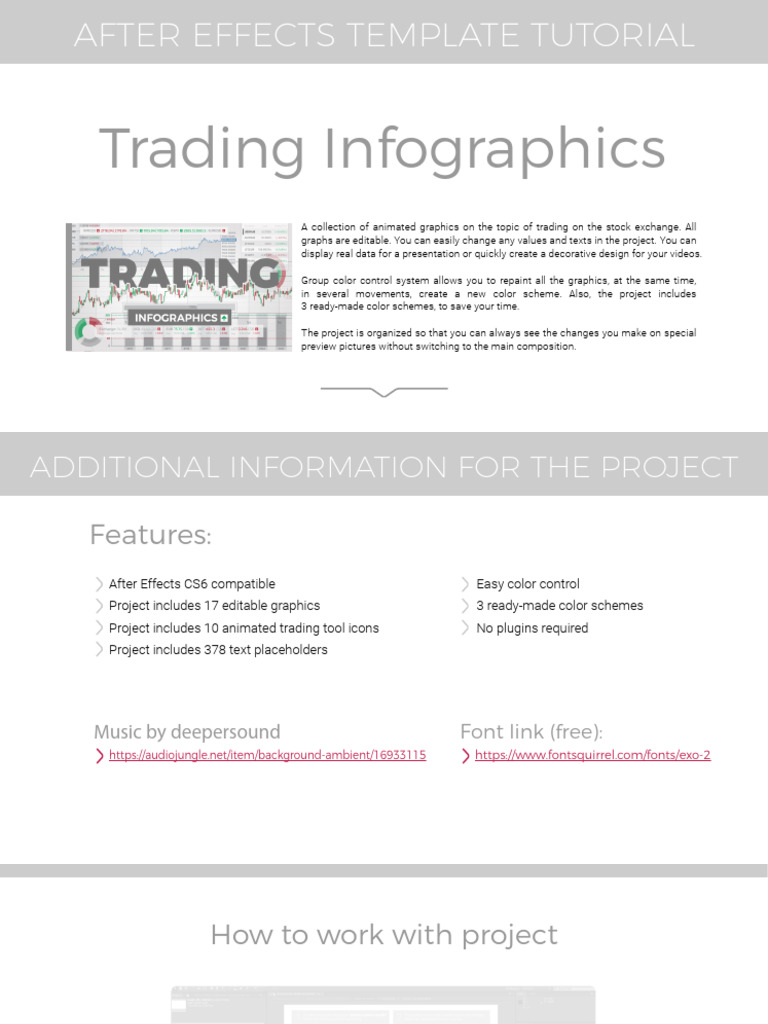 Trading Infographics: After Effects Template Tutorial | PDF ...