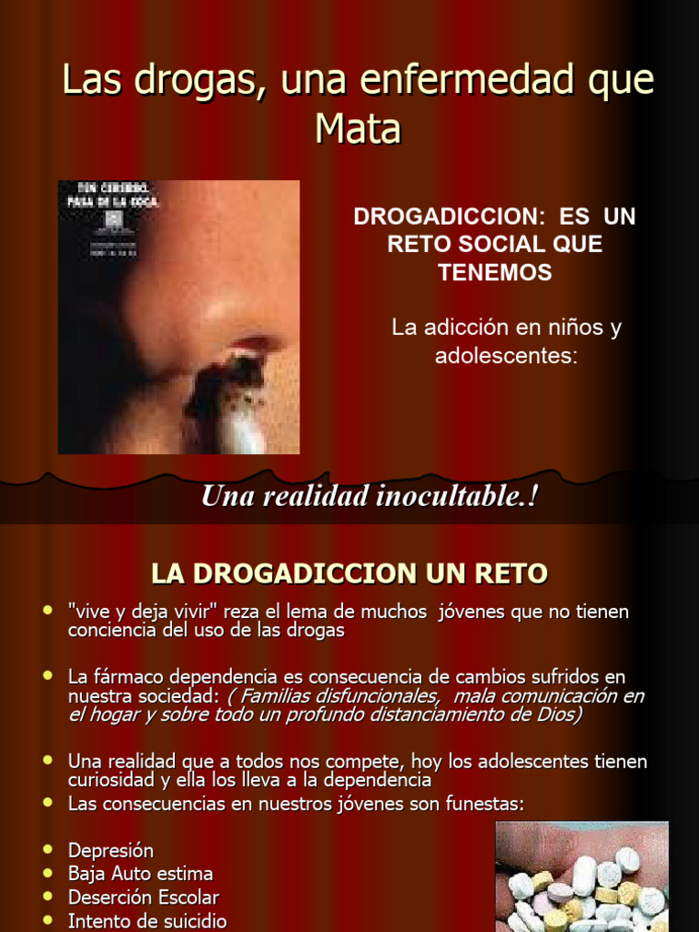 DROGAS | PDF | La dependencia de sustancias | Drogas