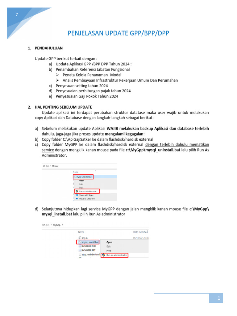 Penjelasan Update Referensi | PDF