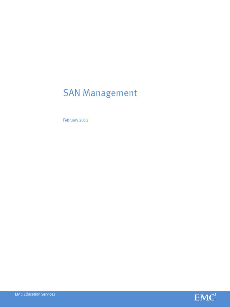 San Management_Lab Guide | PDF | File Transfer Protocol | Command Line Interface