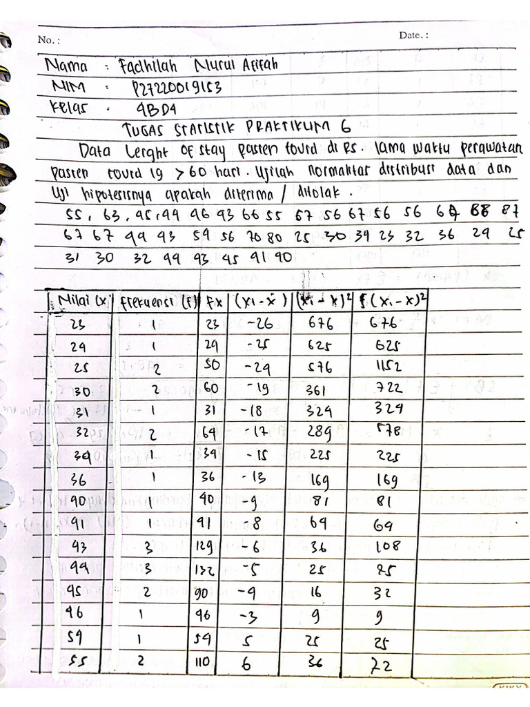 Statistik Prakt 2 | PDF