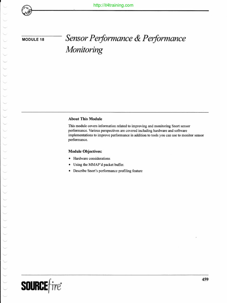 SnortCP - 18 - Sensor Performance & Performance Monitoring | PDF | Central Processing Unit ...