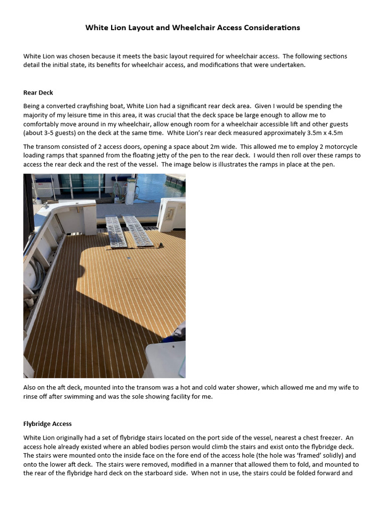 White Lion Layout and Wheelchair Access Considerations | PDF | Wheelchair | Elevator