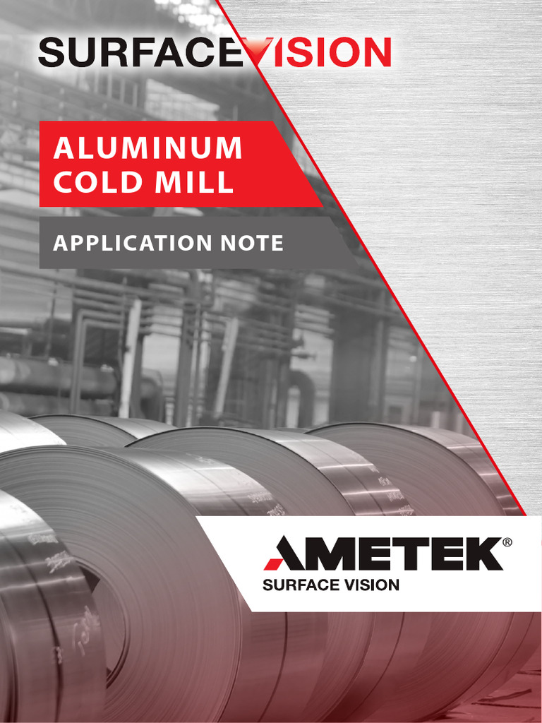 Vis-023 Aluminium-Cold-Mill-App-Note Single Web SML | PDF | Rolling (Metalworking) | Sheet Metal