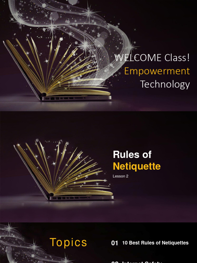 Lesson-2-Rules-of-Netiquette-PDF | PDF | Malware | Software