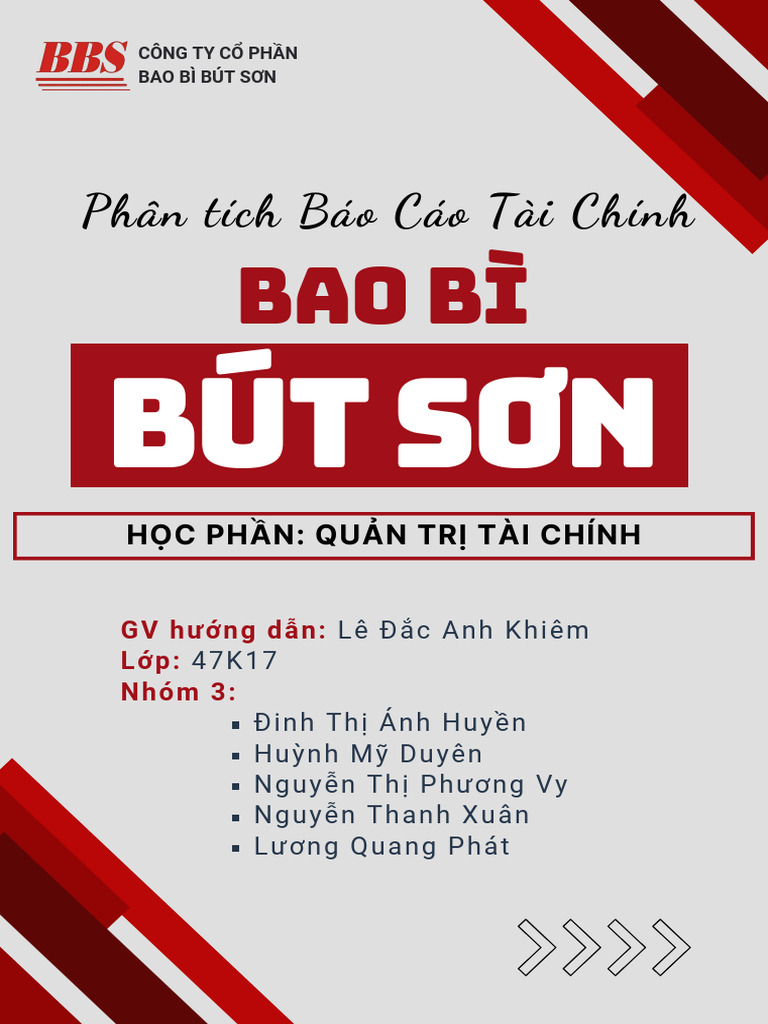 QTTC Phân Tích BCTC BBS | PDF