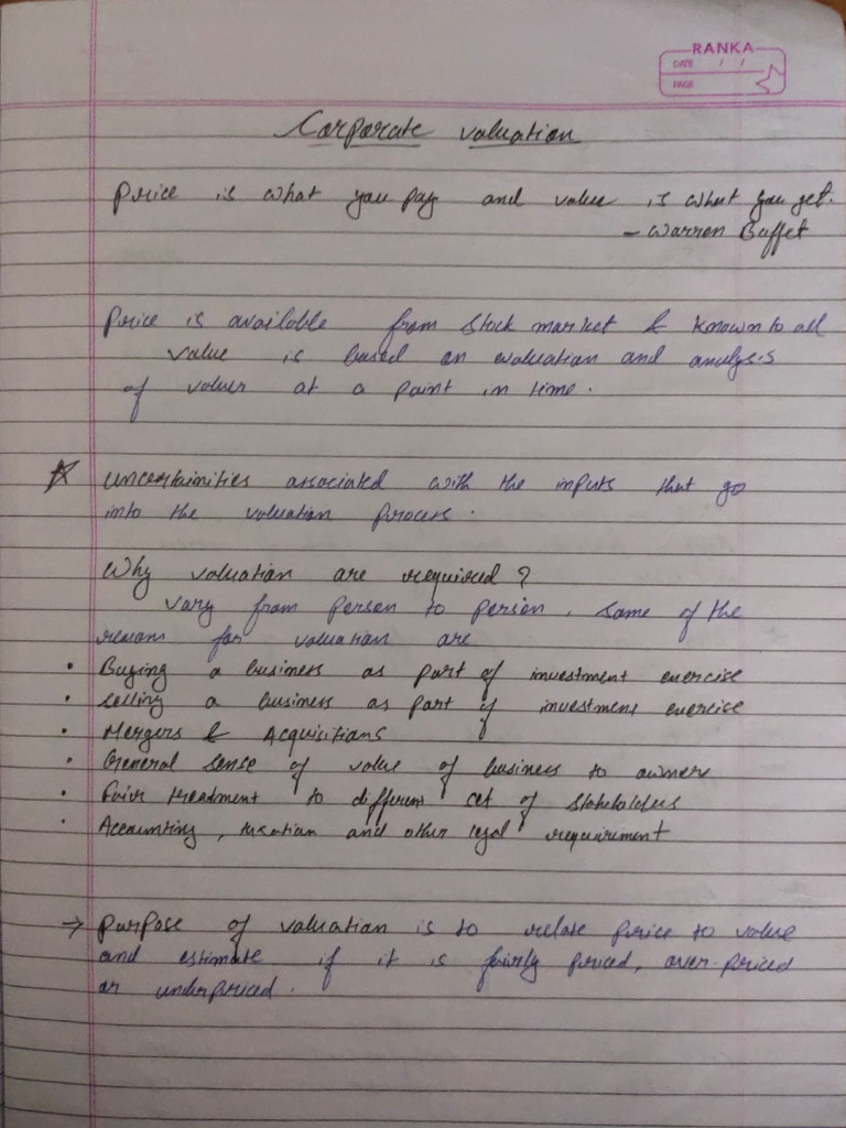 Asif CV Notes 1 | PDF