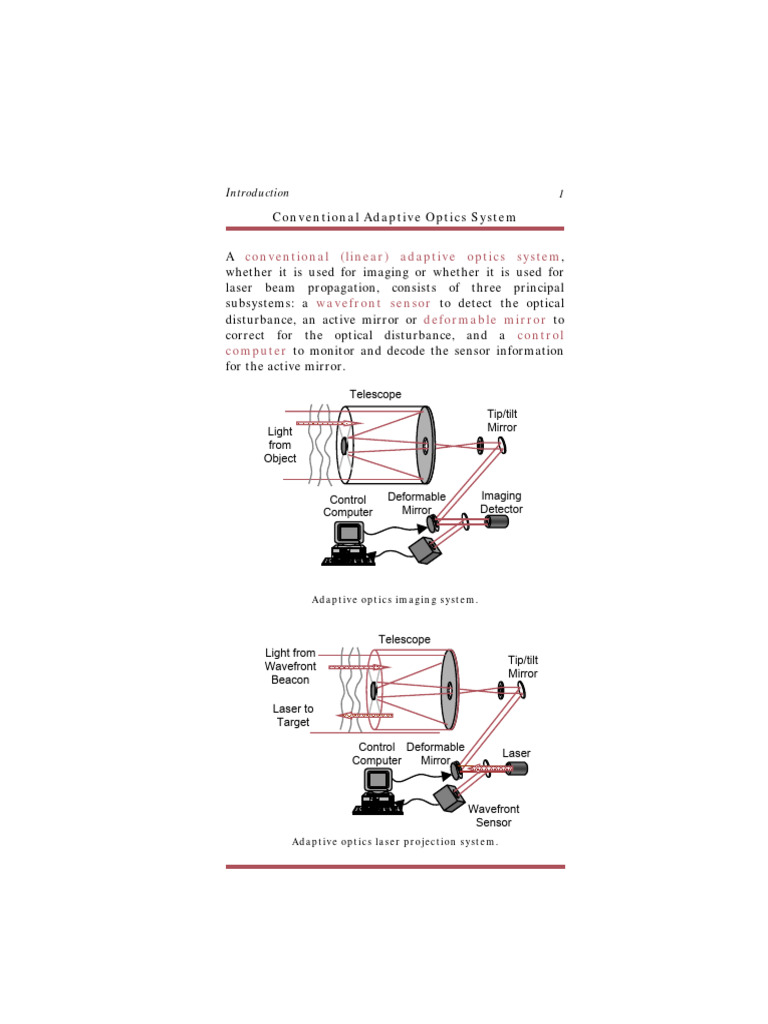 Adaptive Optics | PDF | Optics | Apparent Magnitude