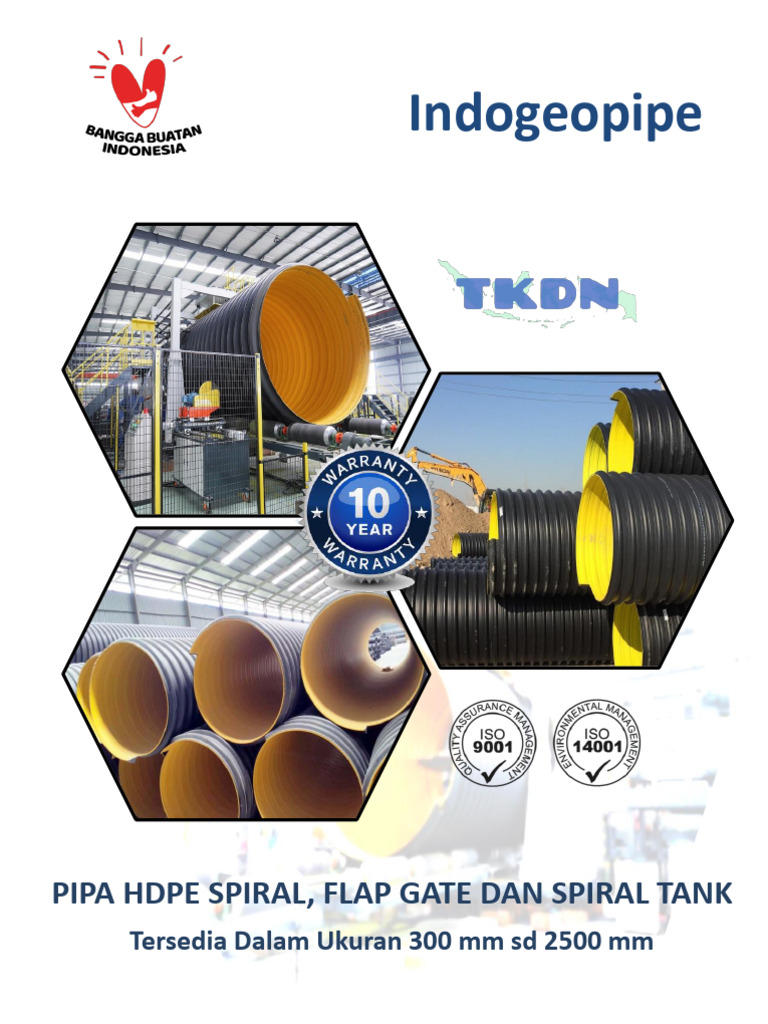 Katalog Pipa HDPE Spiral 2023 | PDF