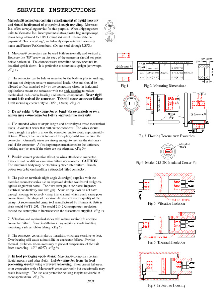 Model 235 Rotary Electrical Connectors | PDF | Electrical Connector | Electromagnetism