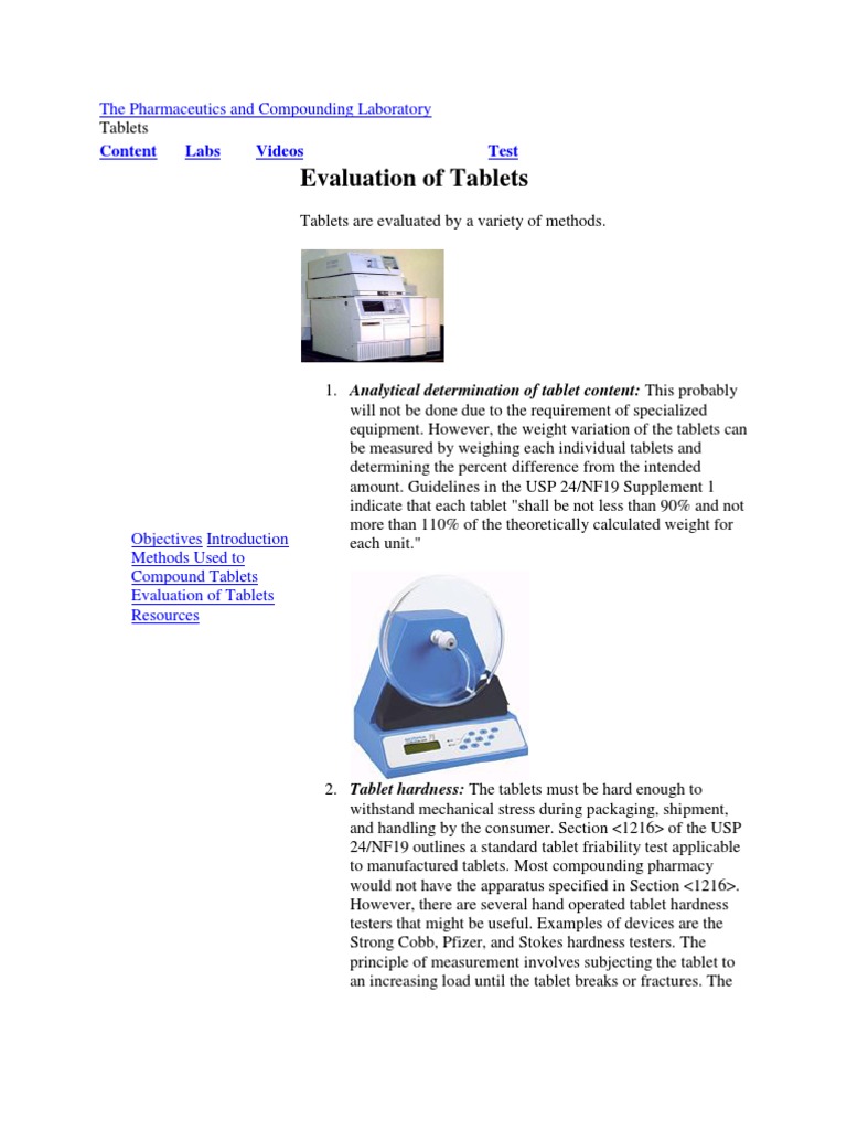 The Pharmaceutics and Compounding Laboratory | PDF | Tablet (Pharmacy ...
